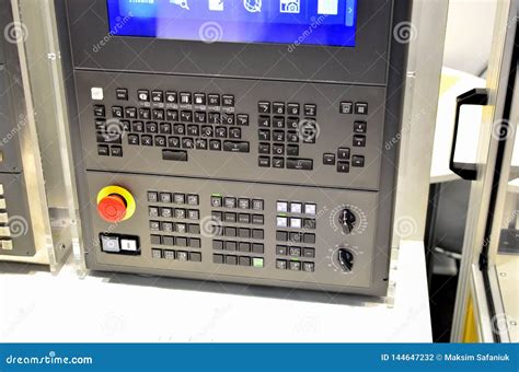 Milling CNC Machine Control Panel With Display Stock Photo Image Of Metalwork Amperage