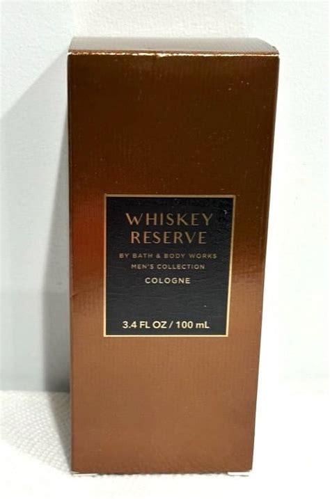 Bath And Body Works Whiskey Reserve Cologne Mens Collection 3 4 Fl Oz