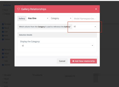 The Selects Of The Create Relationship Modal Are Broken · Issue 2314
