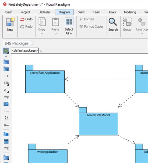 DIAGRAM Uml Package Diagram MYDIAGRAM ONLINE