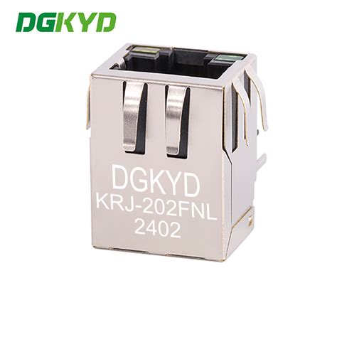 Krj 202fnl Rj45 Connector Gigabit Router Network Socket Single Port