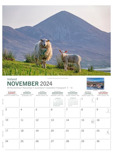 A4 Calendars Irish Calendars
