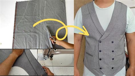 Sewing A Men S Vest Vest Sewing For Beginners Vest Sewing Tutorial YouTube