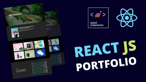 React And Styled Components Create A Portfolio Website Youtube