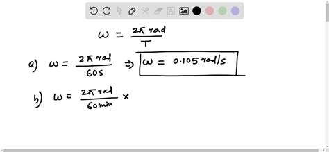 ⏩solved what is the angular speed of a the second hand b the