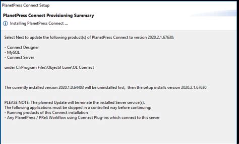 Connect 20201 Installation Issues Ol Connect Professional Upland