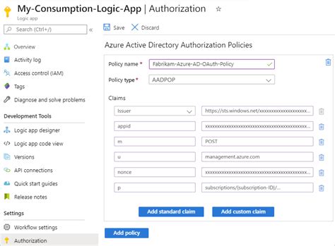 워크플로의 보안 액세스 및 데이터 azure logic apps microsoft learn