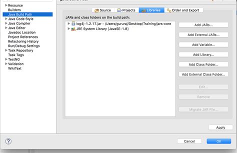 all about selenium automation log4j properties