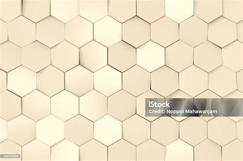 Modern Wall Design With Luxury Concept Abstract Background Of Hexgon 3d