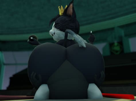 Rule 34 Anthro Ape Ass Black Body Black Fur Blender Artwork Blender