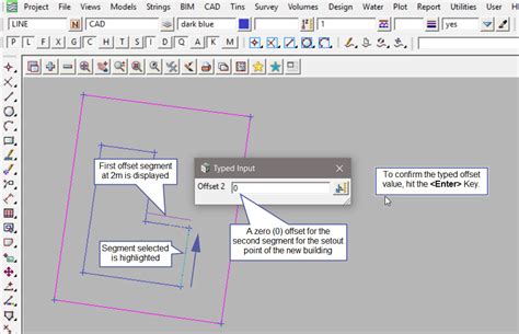 Cad Intersection 2 Offset Segments 12d Wiki