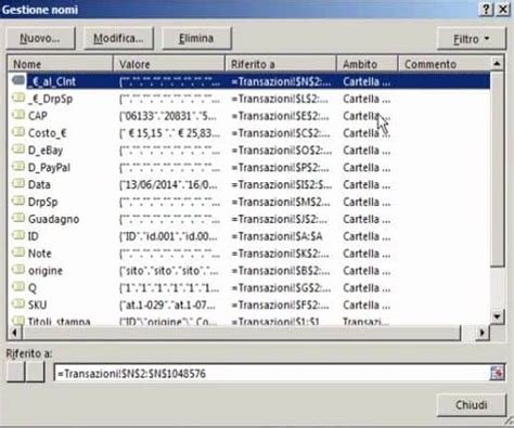 Masterexcelit Come Creare Un Database Excel Efficente