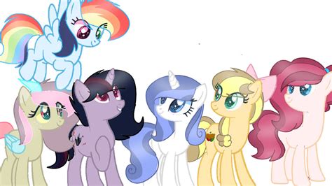 Mlp Next Gen My Mane 6 By Okamiplayzyt On Deviantart