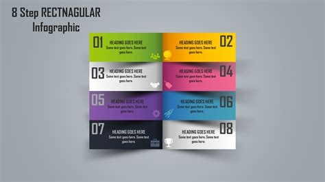 PowerPoint Step Rectangular Infographic PowerUP With POWERPOINT