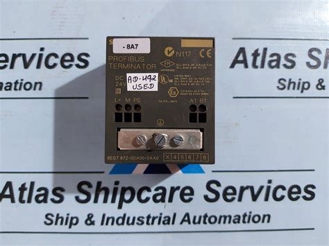 Siemens 6es7 972 0da00 0aa0 Profibus Terminator Atlas Shipcare Services