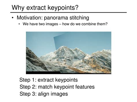 Ppt Keypoint Extraction Corners Powerpoint Presentation Free Download Id234103