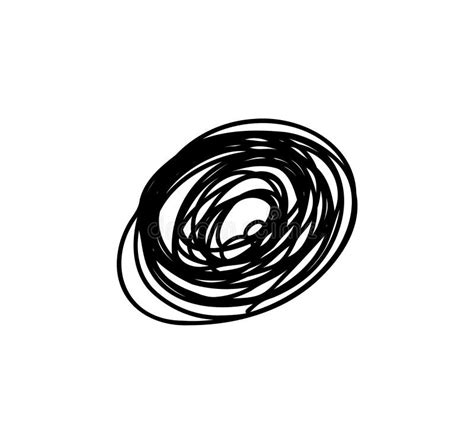 Scribble Pen Strokes Doodle Pencil Scratch Vector Freehand Shapes