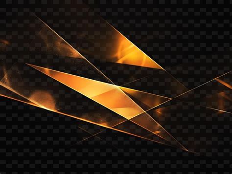 Premium Psd Png Diagonal Light Flares With Lens Flares And Warm Color