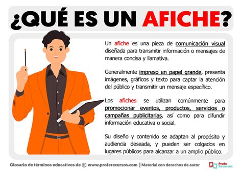 Qué Es Un Afiche Definición De Afiche