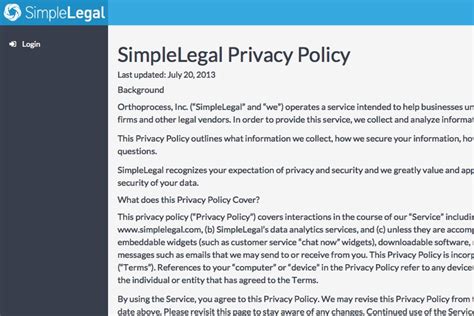 Privacy Policy Template Generator Free