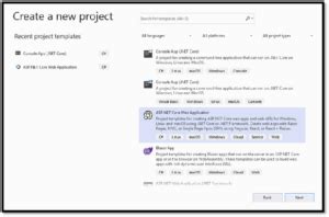 ASP NET Core WebApp How To Create ASP NET Core Web Application