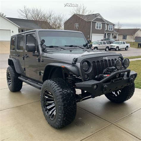2016 Jeep Wrangler Jk Wheel Offset Aggressive 1 Outside Fender