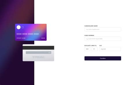 Frontend Mentor Interactive Card Html Css Js Coding Challenge Solution