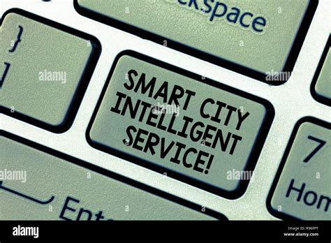 Word Writing Text Smart City Intelligent Service Business Concept For