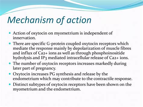 Posterior Pituitary Hormone Oxytocin Ppt