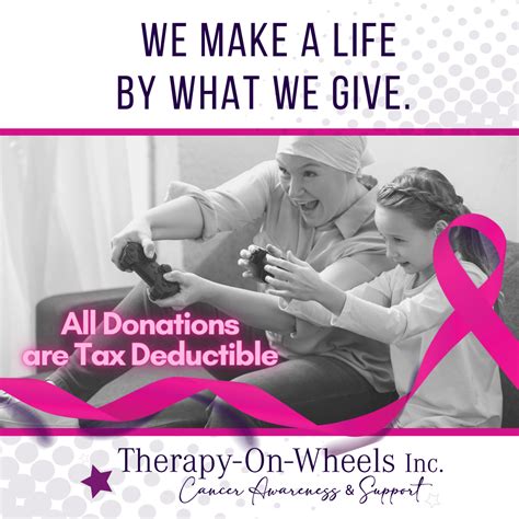 Great News By Donating To Therapy On Wheels You Not Only Help