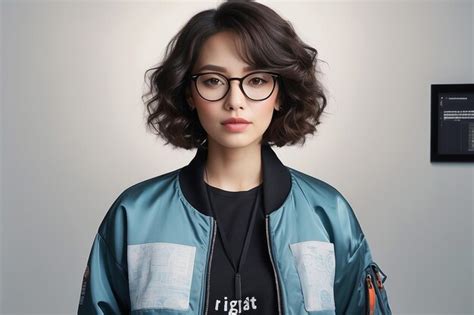 Young Female Programmer Drinking Coffee While Working In Office Premium Ai Generated Image