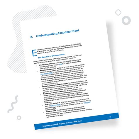 Empowerment And Delegation Skillbook Mind Tools Store Mindtools