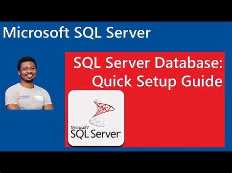 SQL Server Database Quick Step By Step Setup Guide YouTube