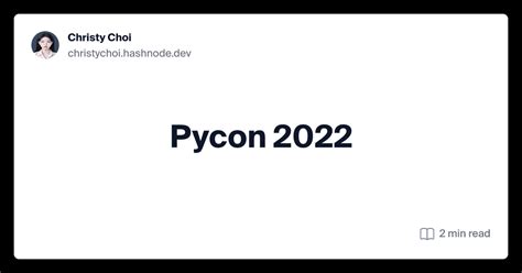 Pycon 2022