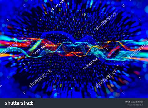 Data Science Abstract Technological Background Vibrant Stock Illustration 2211761009 Shutterstock