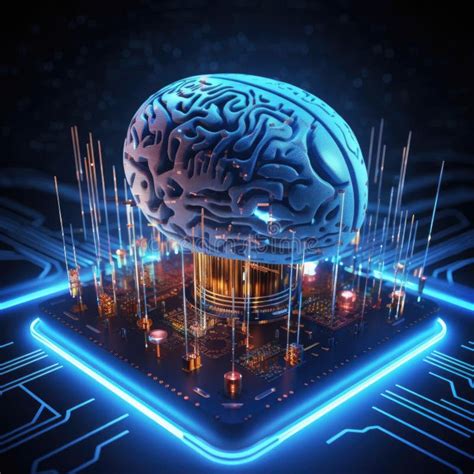 Circuit Style With Brain Model Artificial Neural Network Stock