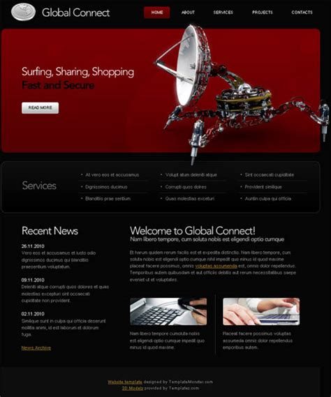 23 free html5 website templates designbeep