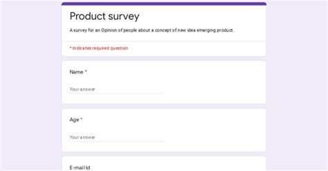 Product Survey Vigneshwar M