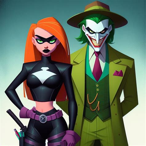 Kim Possible And The Joker Ai Generated By Joshuaecw21985 On Deviantart