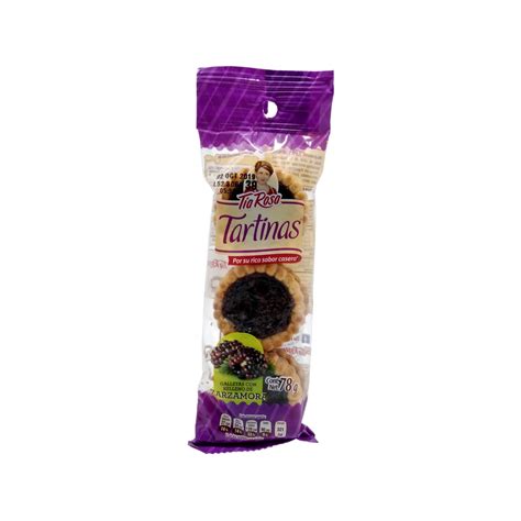 Tartinas De Zarzamora Tia Rosa 100g 1333g Súper La Mas Chiquita