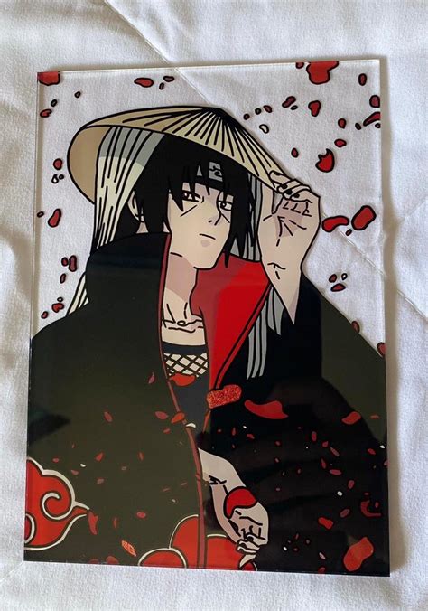 Itachi Glass Painting Etsy