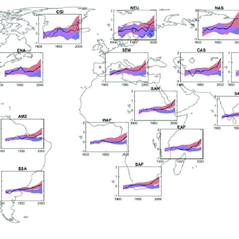 Comparison Of Multi Model Dataset 20th Century Multi Model Simulations Download Scientific