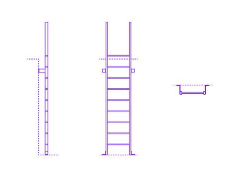 Ms Ladder Cad Block At Emma Wilhelm Blog