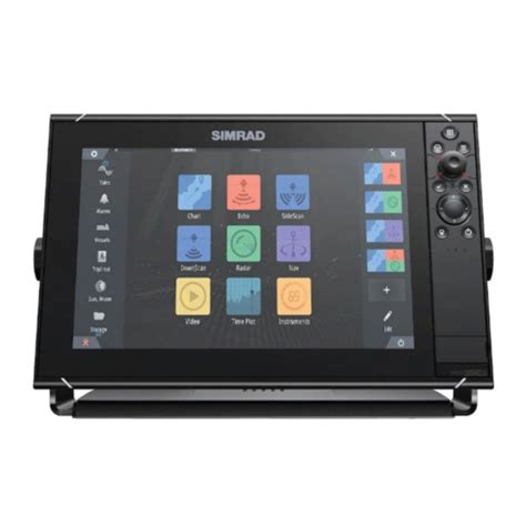 Simrad Nss12 Evo3s Quick Manual Pdf Download Manualslib