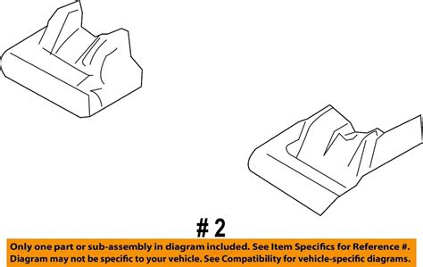 Ford Oem 09 18 C Max Front Seat Components Track Cover 8a5z5461749aa Ebay