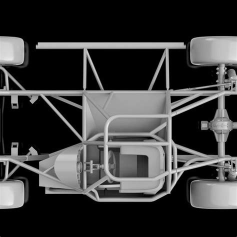 🏎️ Rolling Chassi Super Late Model 125 No Engine・ Stl File For 3d