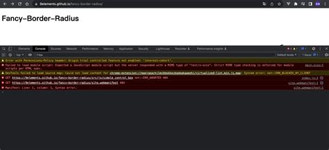 Web Site Cannot Be Opened Issue Elements Fancy Border Radius GitHub