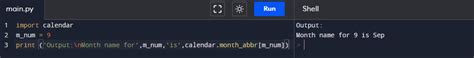 How To Get Month Name From Number In Python AskPython