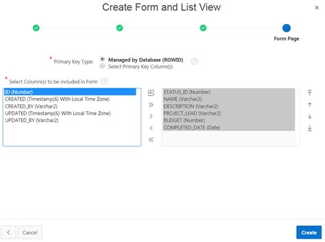 Projectformlistview