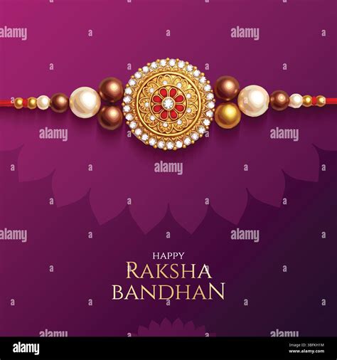 Raksha Bandhan Festival Greeting Card India Editable Abstract Vector
